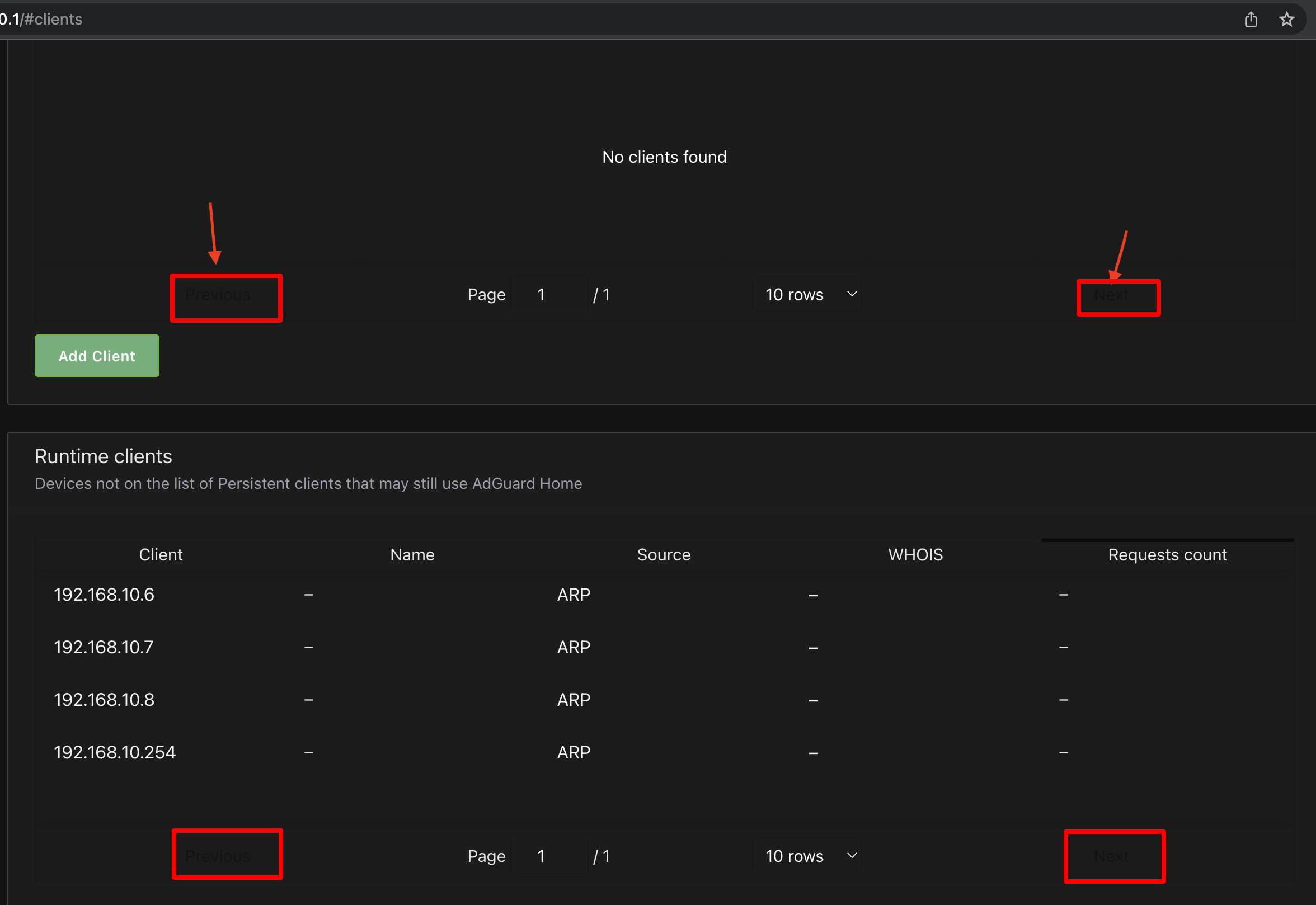 Dark theme readability feedback and API bugs issue · Issue #5375 · AdguardTeam/AdGuardHome · GitHub