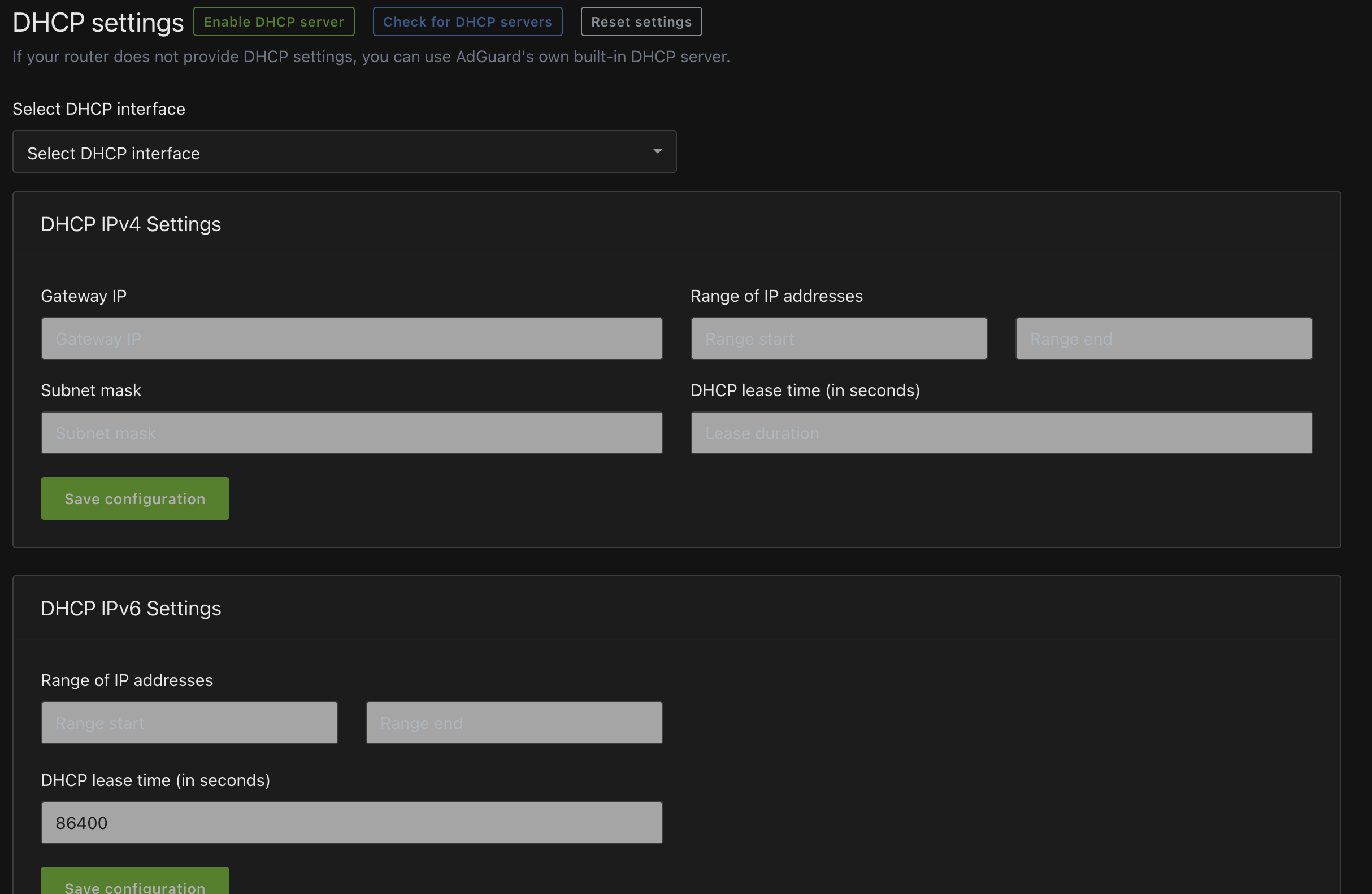 Dark theme readability feedback and API bugs issue · Issue #5375 · AdguardTeam/AdGuardHome · GitHub