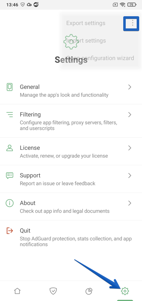Export Import settings : r/Adguard